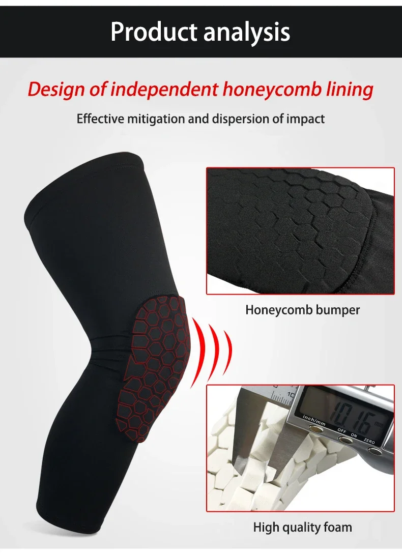 KS-925 Honeycomb Knee Pad - Protection for Sports & Injuries