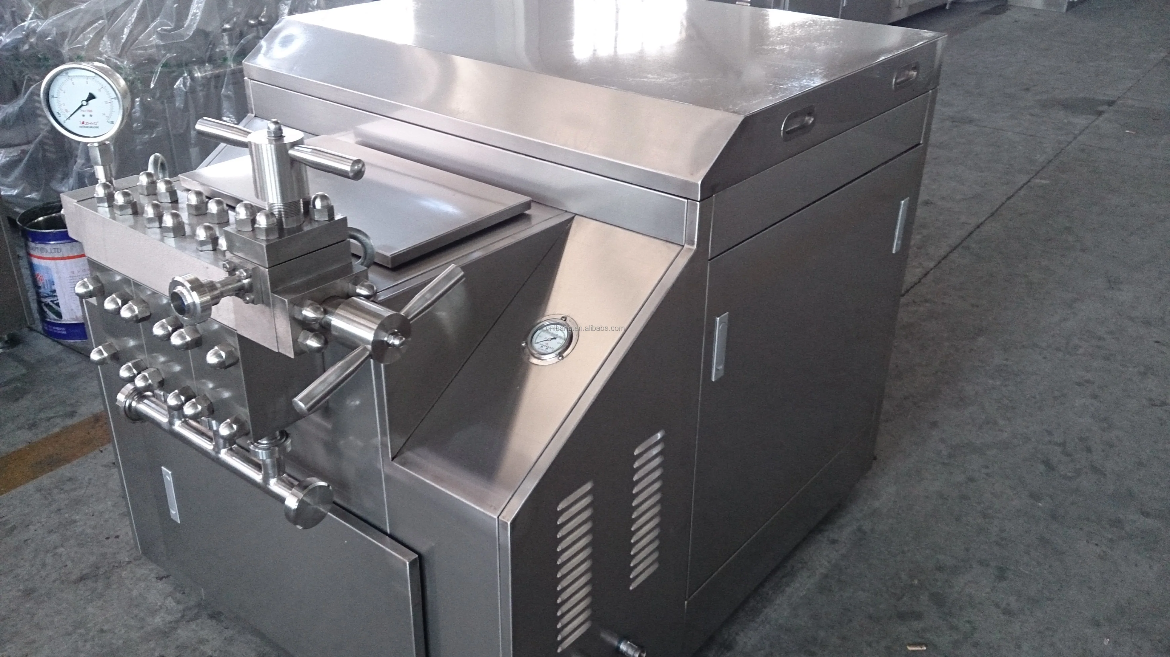 500l Homogenizer 2000l Pasteurizer Homogenizer For Ice Cream Dairy ...