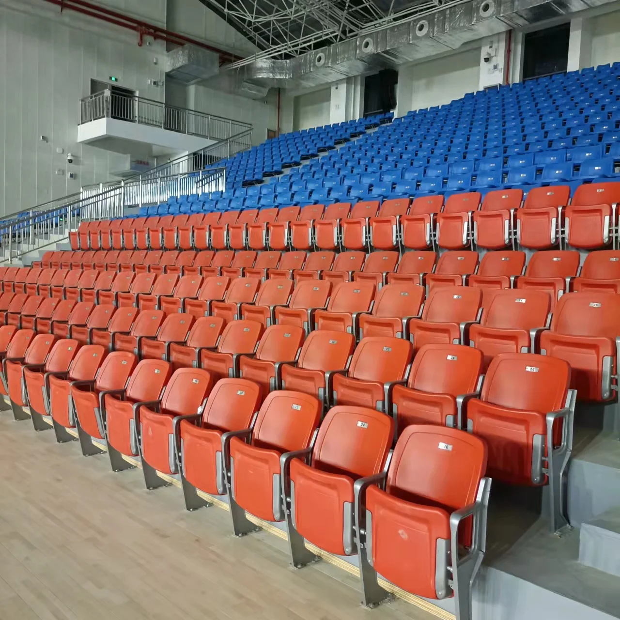 20ft Telescopic Stadium Seating Mobile Modular Grandstand Tribuna Gym ...