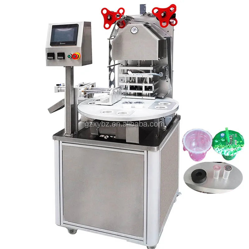 Rotary Type Automatic Container Sealing Machine/rotary Tray Packaging ...