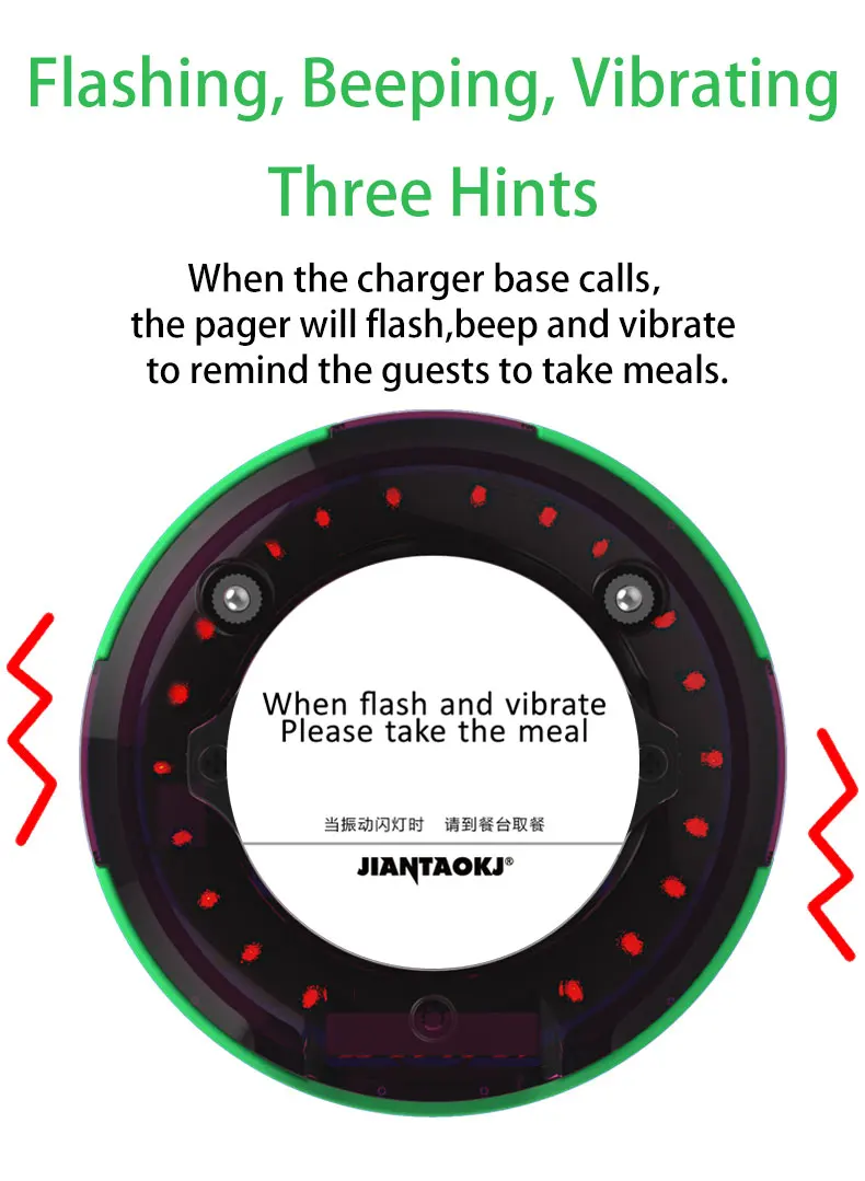 Jt-9302 Food Picker Restaurant Caller Queue Calling Machine Food City ...