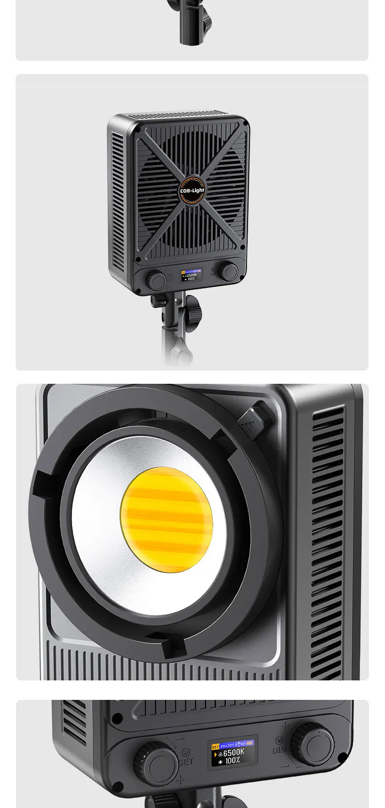 2700-6500k High Brightness LED Lights for Photography & Live Broadcast