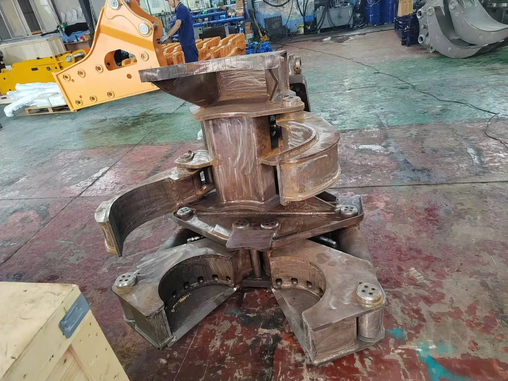 YANMAR Excavator Used Trunk Shear - Efficient Tree Grapple