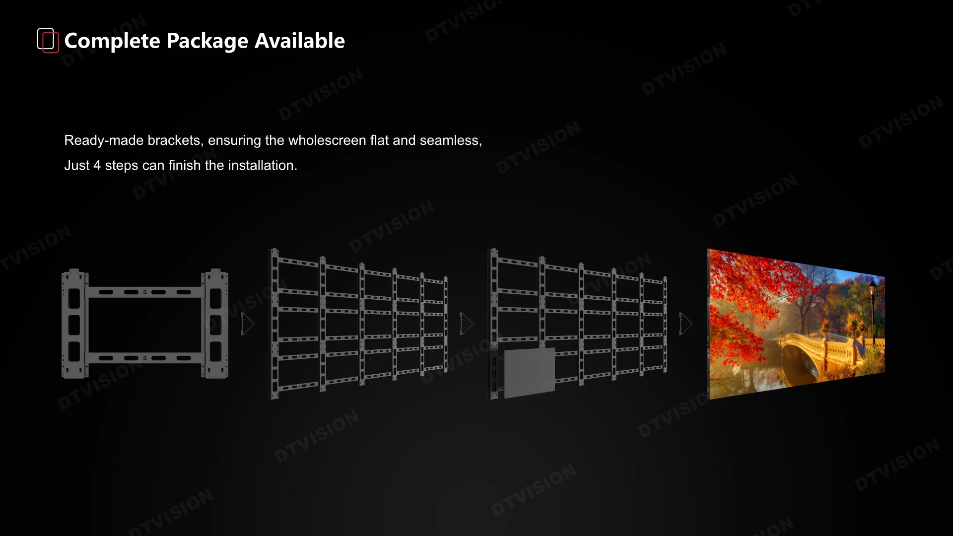 Indoor Fixed Led Screen 4k Theatre Big Panel Led P1.2 Microled Video Wall Micro P1.25 Led ...