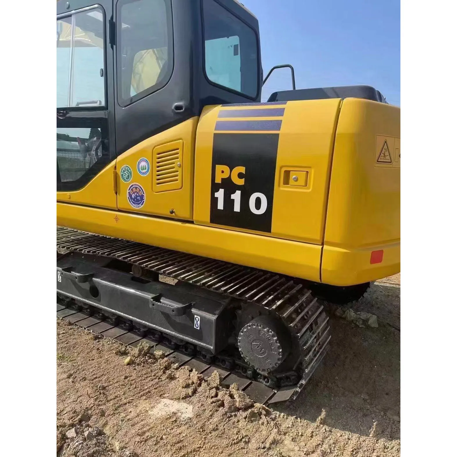 Original paint good condition Japan made 11 ton used komatsu PC110-7 ...