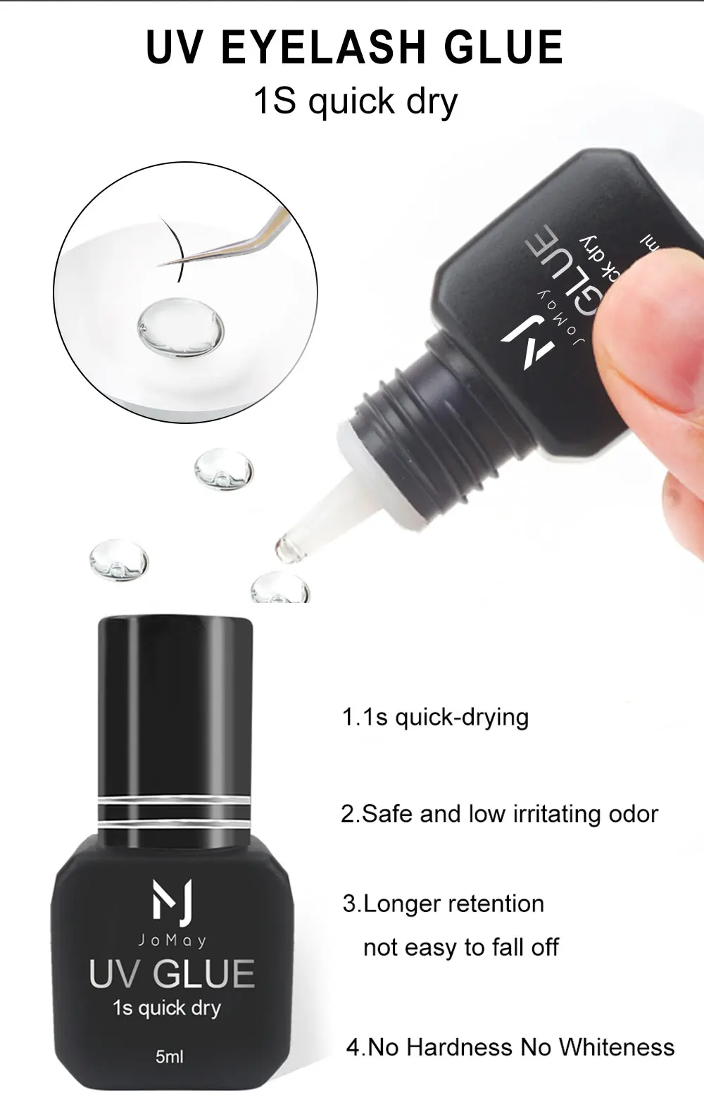 Concentrated UV Light - Jomay UV Lash Glue Set for Extensions