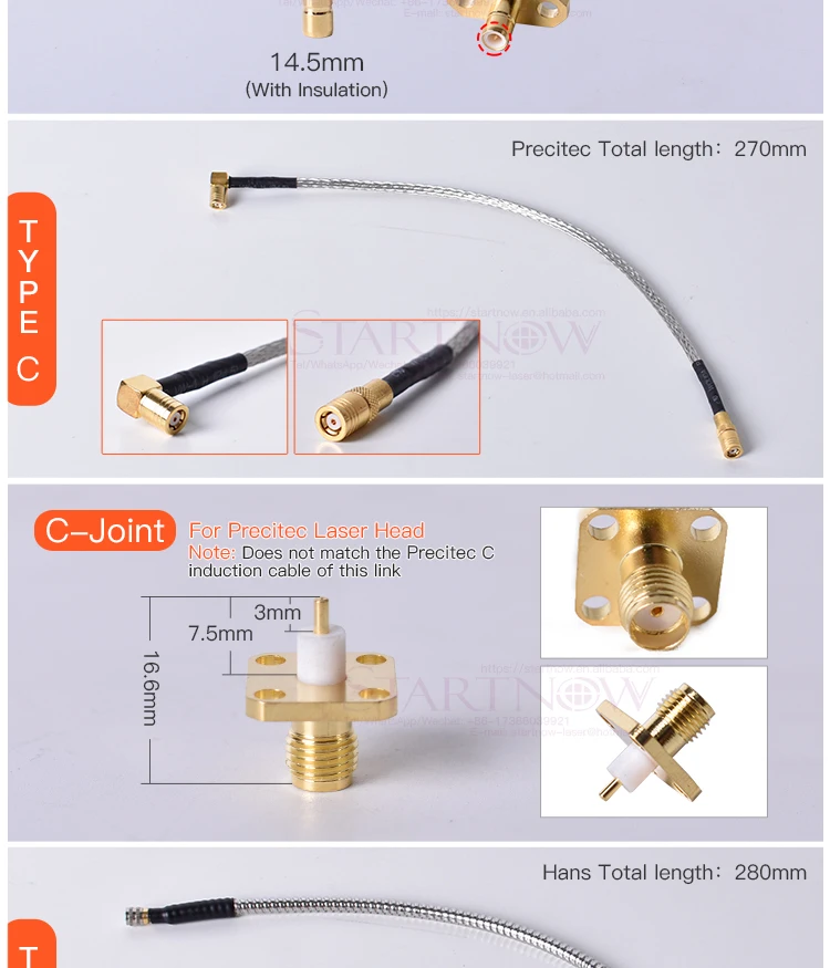 Friendess Rf Cable Raytools Precitec Hans He Mazak Ntc Fiber Laser ...