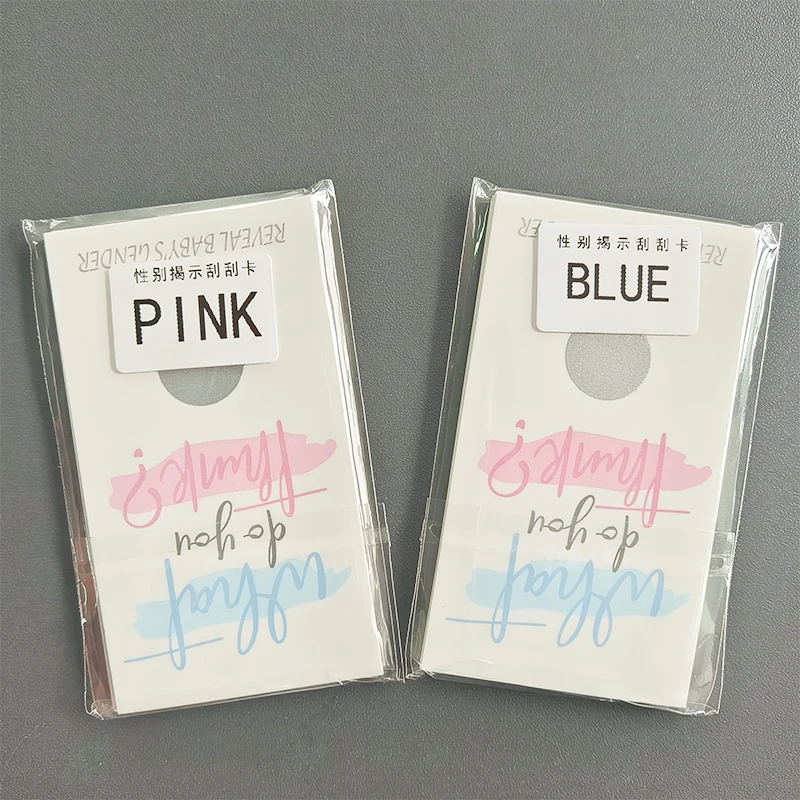 Gender Reveal Decor Boy Or Girl Gender Disclosure Card Girl Boy ...