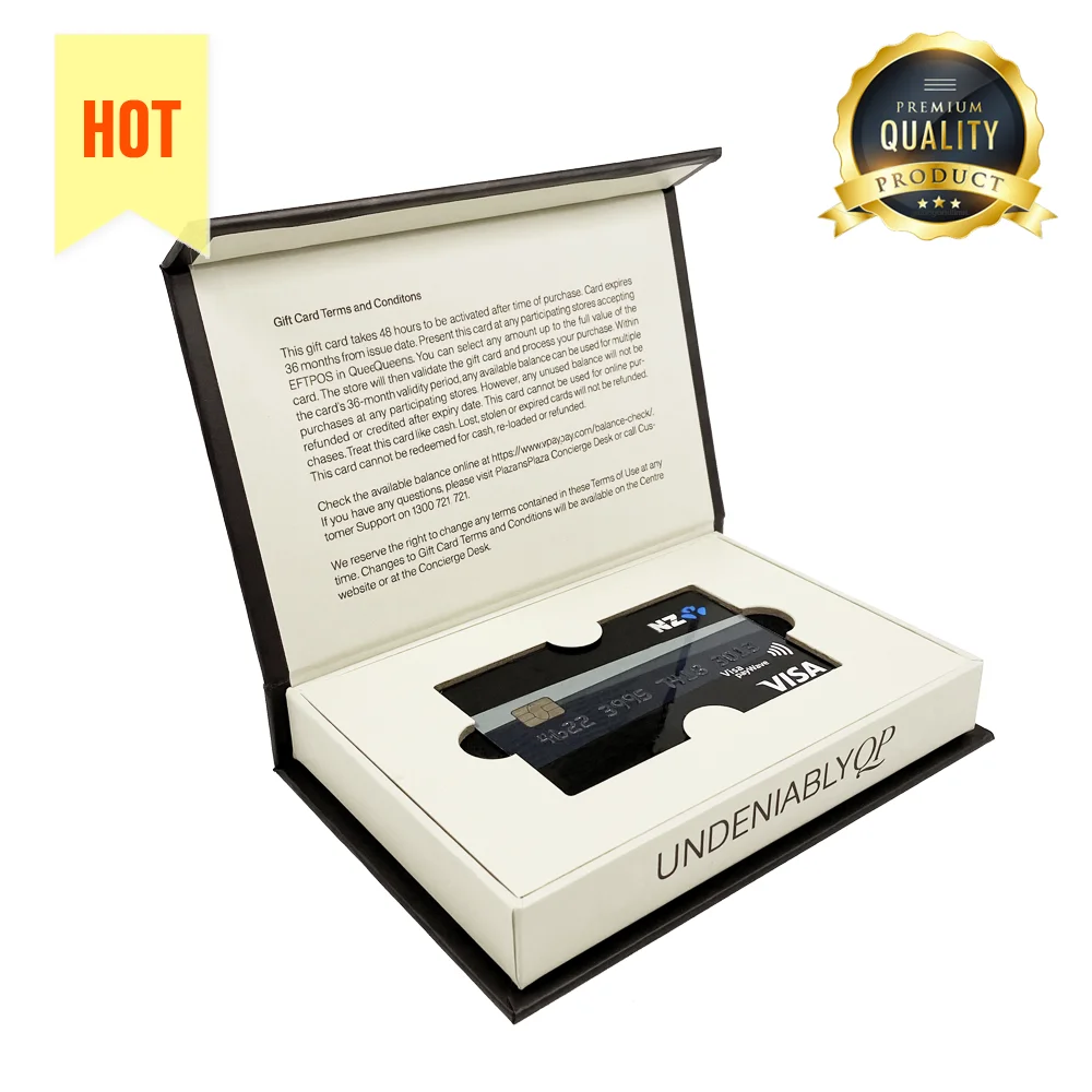Custom Logo Luxury Gift Vip Credit Card Packaging Box