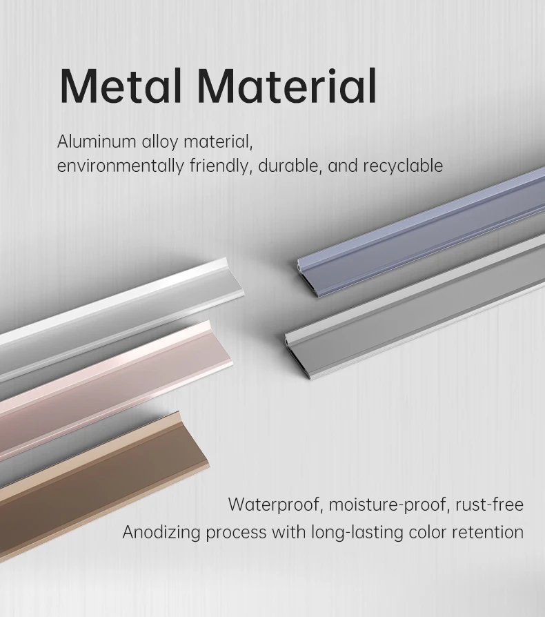 Aluminum Skirting Board Extrusion Interlocking Aluminum Skirting - Buy ...