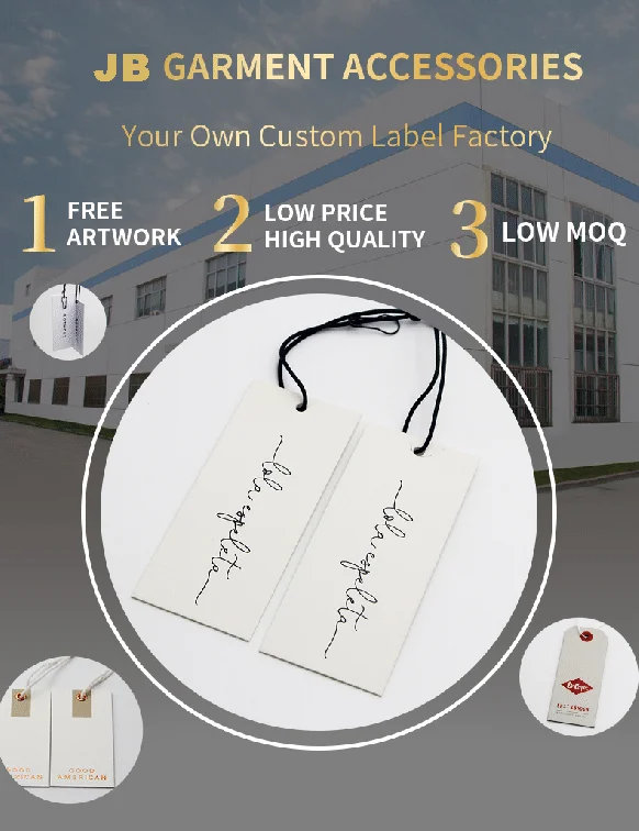 Hanging Labels Logo Tags Clothing Hang Tag Hot Custom Printed Logo ...