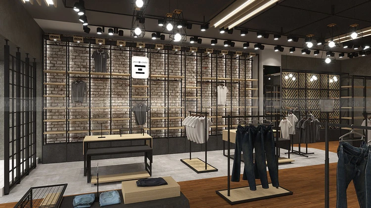 Designer Shopping Clothes Shop Interior Design Kids Clothing Store ...