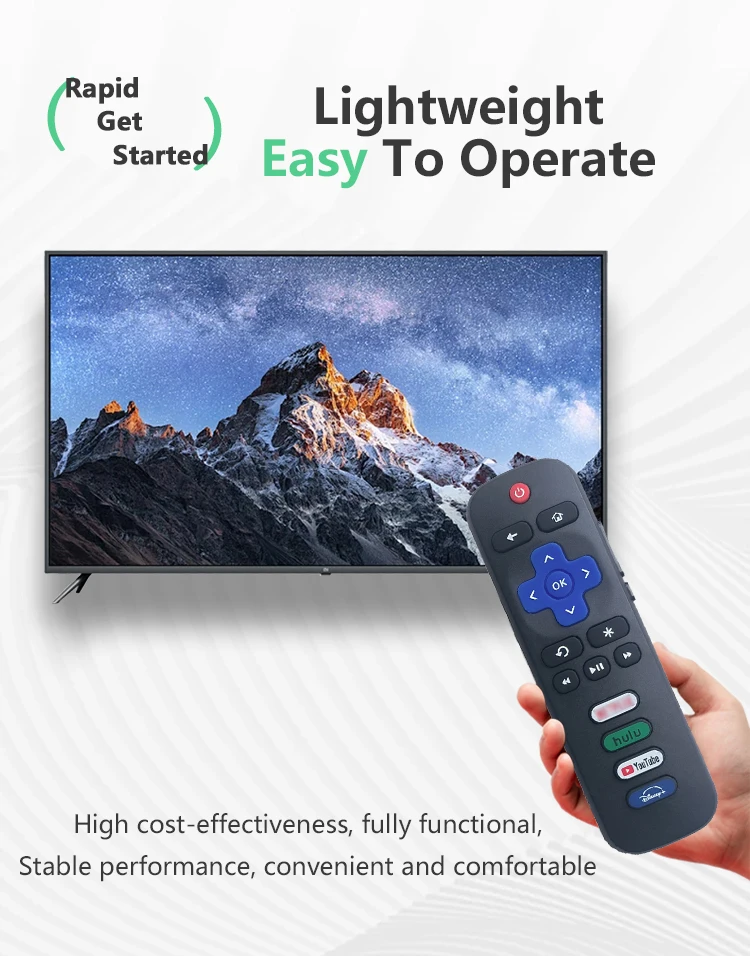 Hot Selling RC280/RC282 for ROKU TV Remote Control TCL Roku Hisense Onn ...