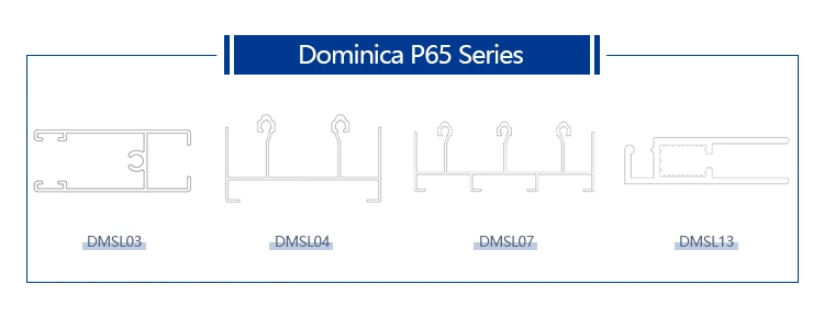 Dominican Republic Traditional Powder Coated P65 Extrusion Aluminum ...