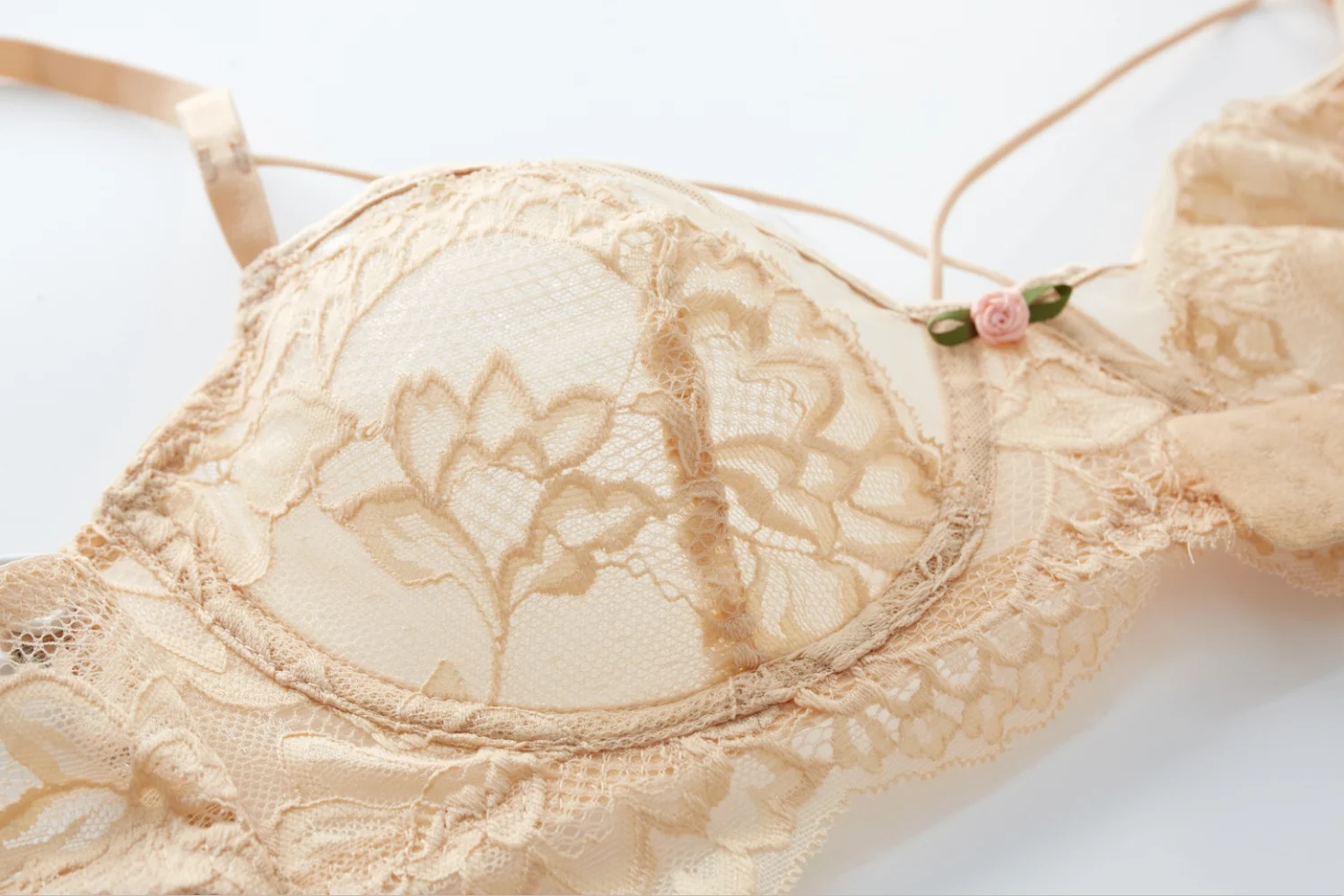 Customized Ladies French Bra Sets Women's Ultra-Thin 32 Size Bralette ...