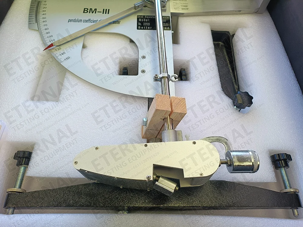 Pendulum Friction Coefficient Meter /skid Resistance And Friction Test ...