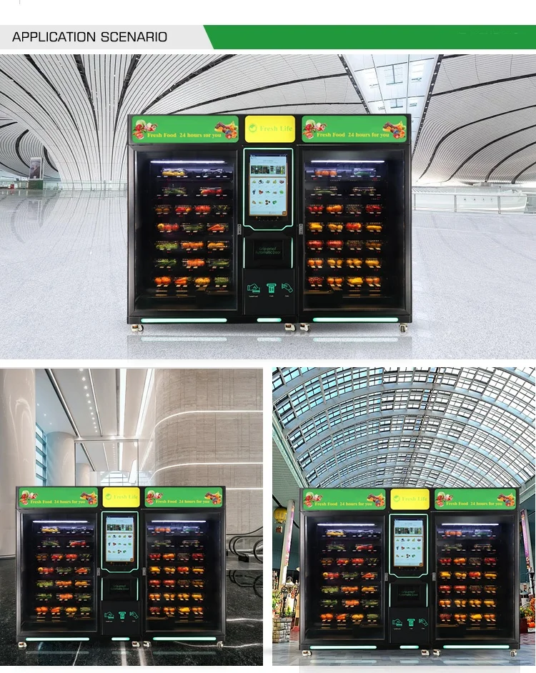 Automatic Outdoor Metal Steel Frame Elevator Fresh Food Sandwich ...