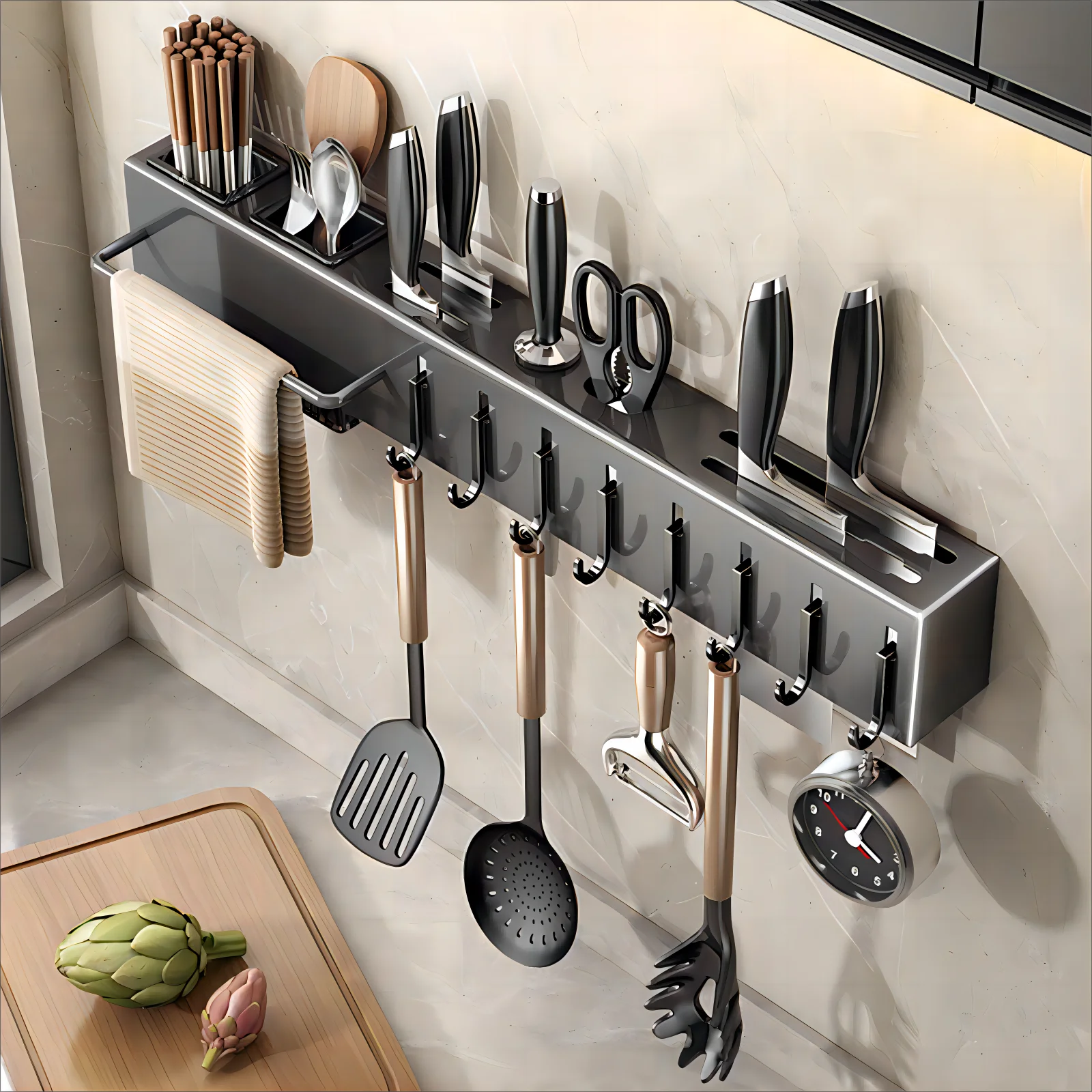 Factory Direct Wall-mounted Storage Organizer Kitchen Knife Spoon ...