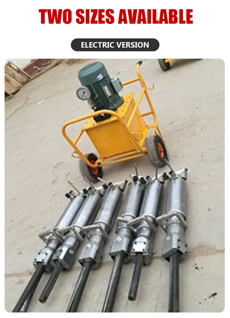 Factory Hydraulic Rock Splitter Stone Splitting Machine Rock Separator ...