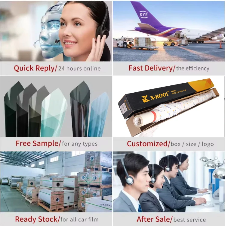 2Ply Nano Carbon Film Anti Glare Car Solar Glass Window Tinted Film ...