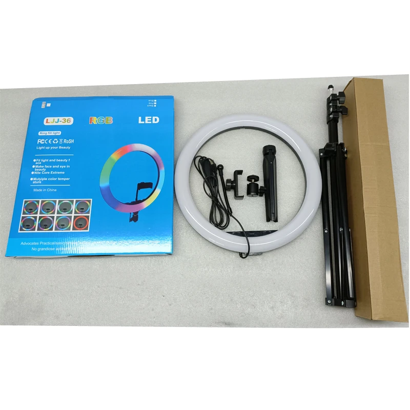 14inch 18inch 22inch 10inch 12inch Rgb Led Circle Photography Selfie ...