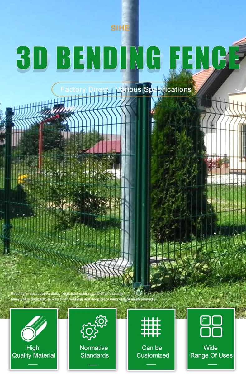 Home Garden Nylofor Wire Mesh Fence 3d Triangle Bend Fence Panel - Buy ...