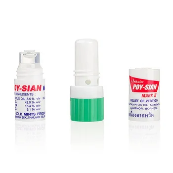 Thailand Nasal Inhaler Stick Poy Sian Mint Cylinder Oil Brancing Breezy ...