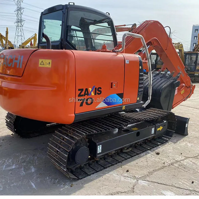 Second Hand Construction Equipment Hitachi Zx70 Crawler Excavator Machine Japanese Used ...