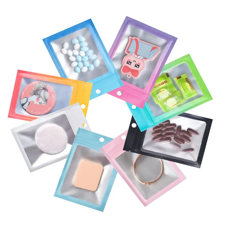 Smell Proof Ziplock Resealable Mylar Pouch Small Color Gradient Bag ...