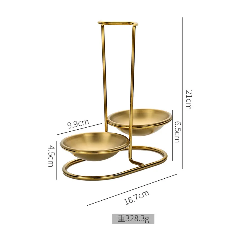 Gold Stainless Steel Table Spoon Rack - Luxury & Eco-friendly