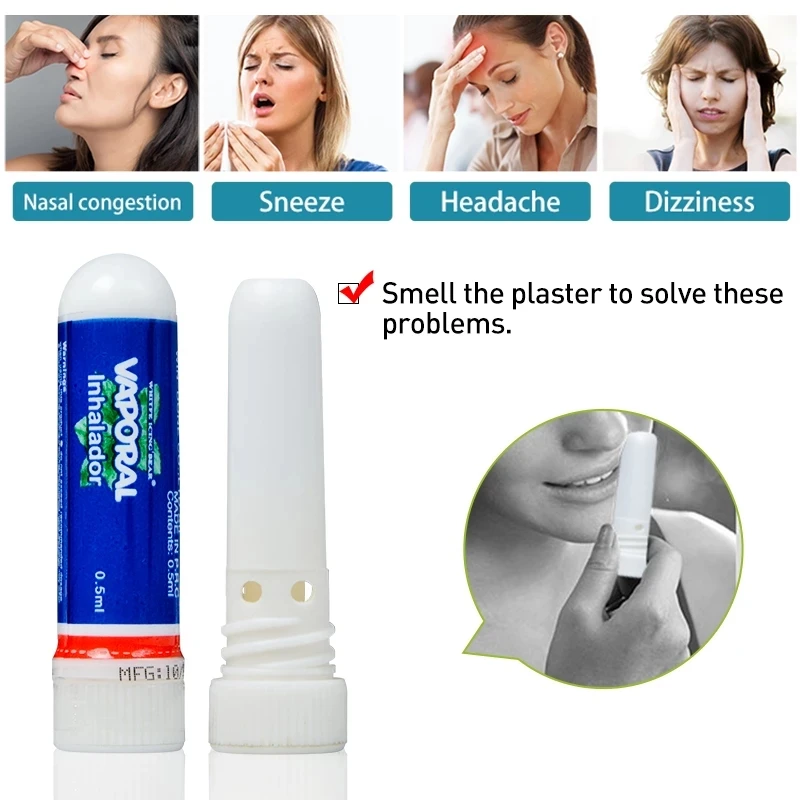Sumifun 5types Of Nasal Inhaler Mint Cream 100% Original Nasal ...