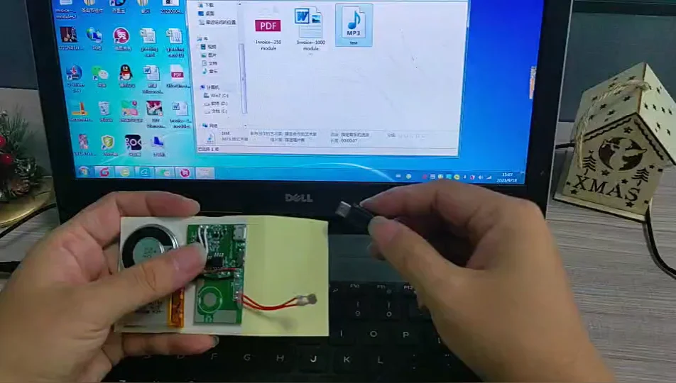 Press Button MP3 Recordable Sound Module for DIY Projects