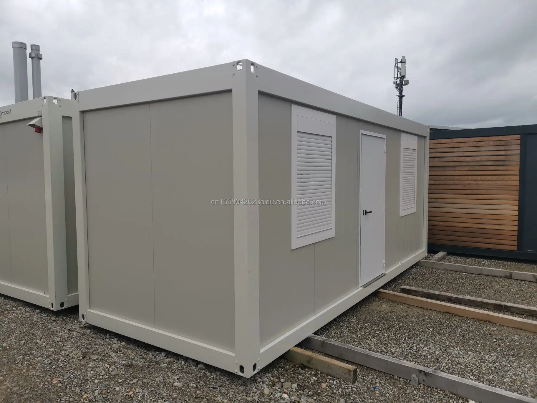 20ft Flat Packaging Container - Mobile House for Family Use