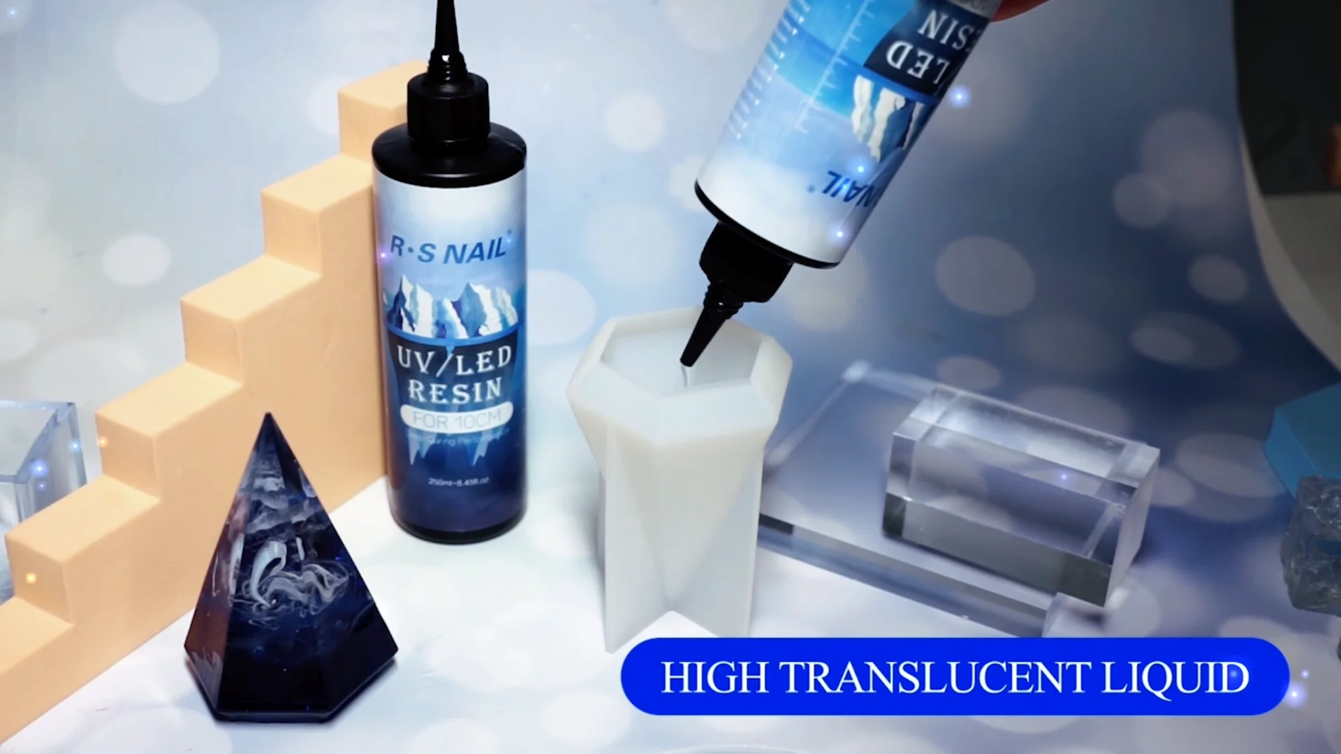 Free Sample High Transparency Jewelry Resin No Shrinkage Less Bubble Uv ...