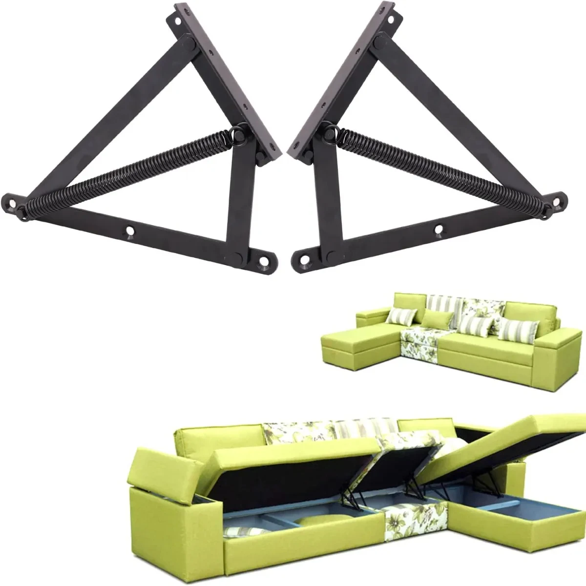 Hinges for Bed Storage - Functional Hardware for Sofa Beds