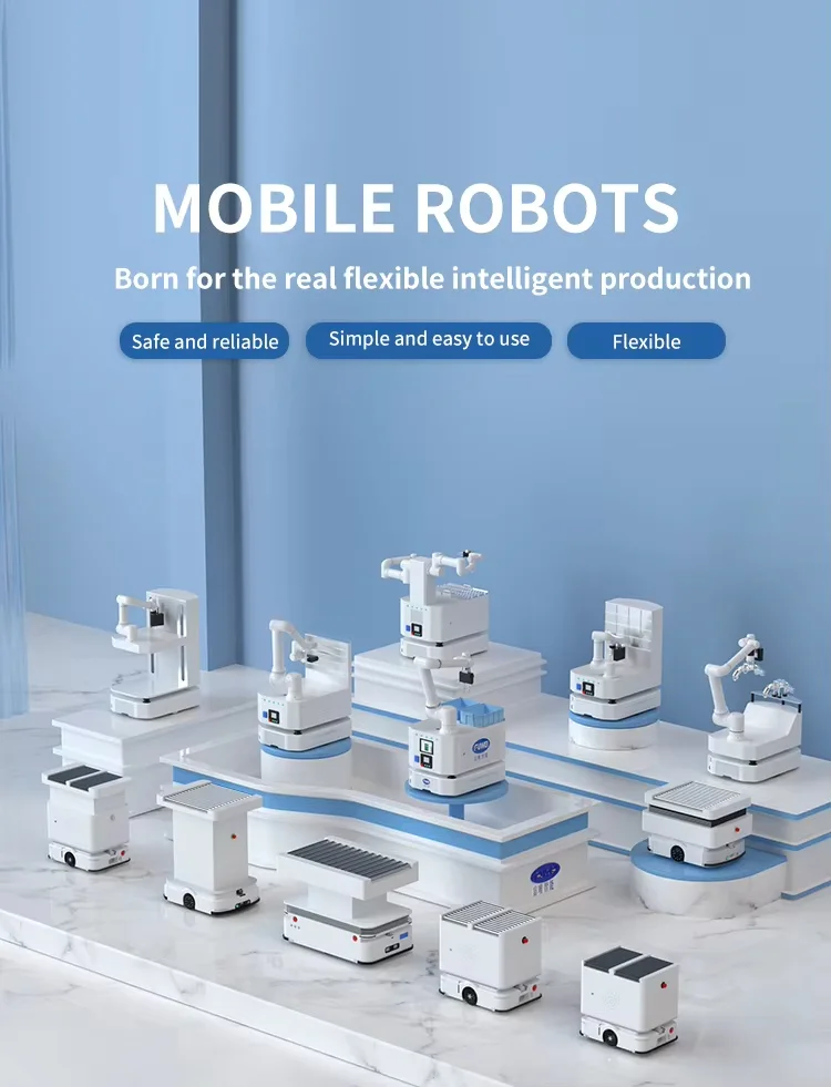 AGV Robot Vehicle Pallet Truck Industrial Intelligent Handling Robot ...