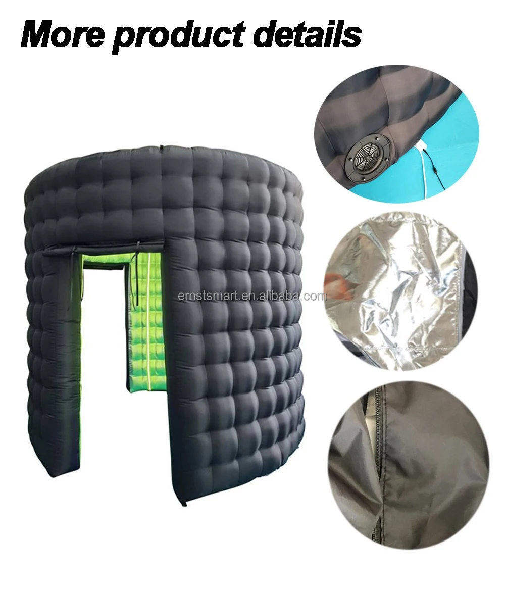 Inflatable Led Photo Booth Tent 10x10 Customized Pop Up Portable Blow ...