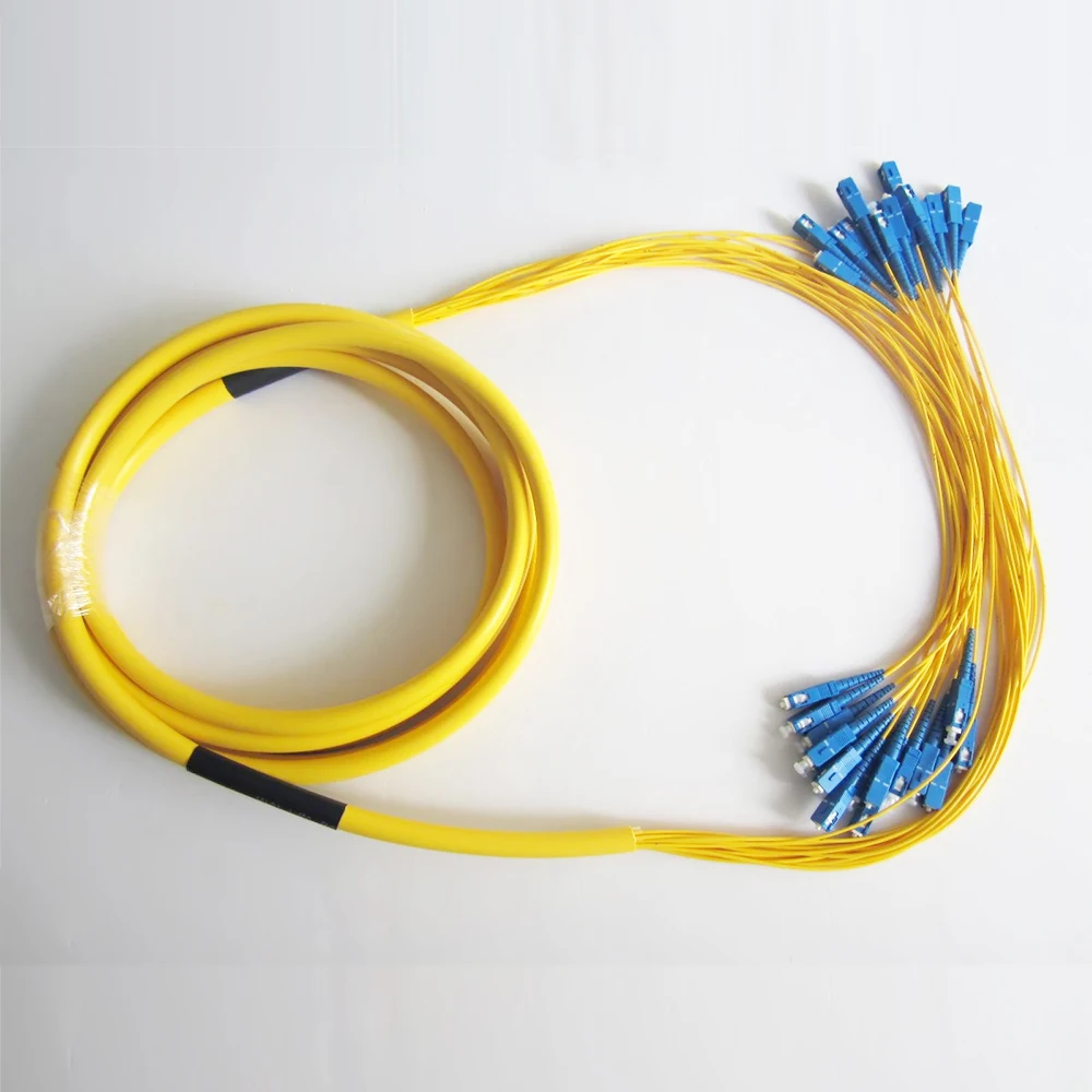Fibervision Indoor Data Center FTTH Indoor SC APC UPC Singlemode Bundle ...