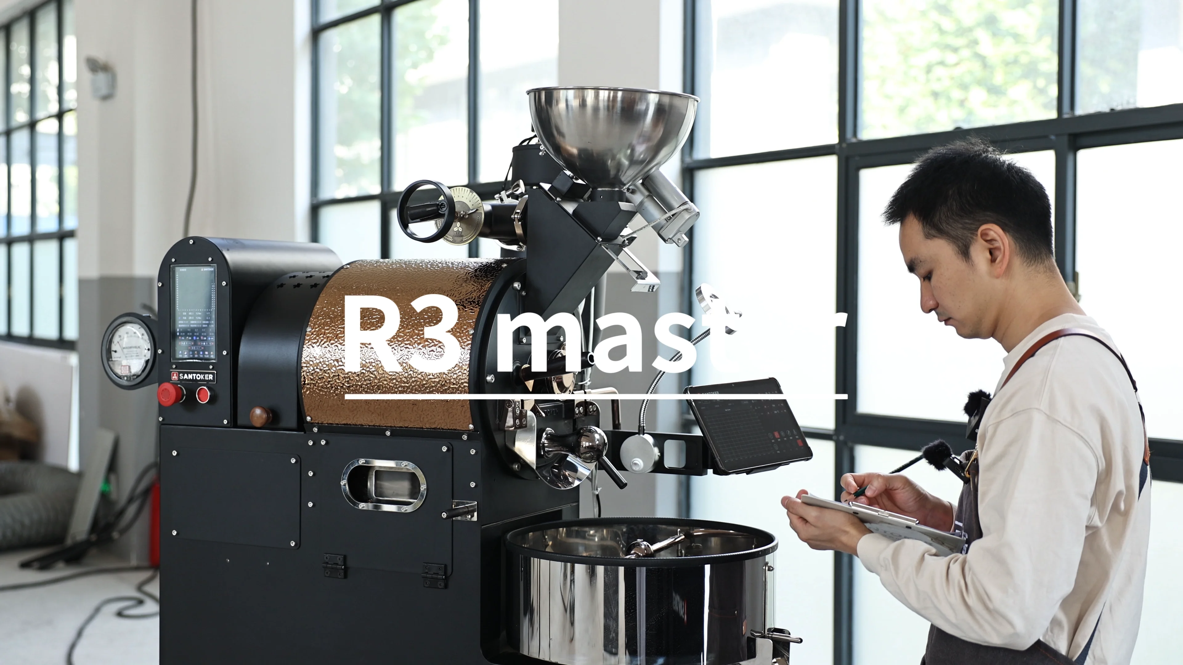 Santoker R3master Turbo 1kg 2kg 3kg Bluetooth App Coffee Roster Roasting Machine Industrial ...