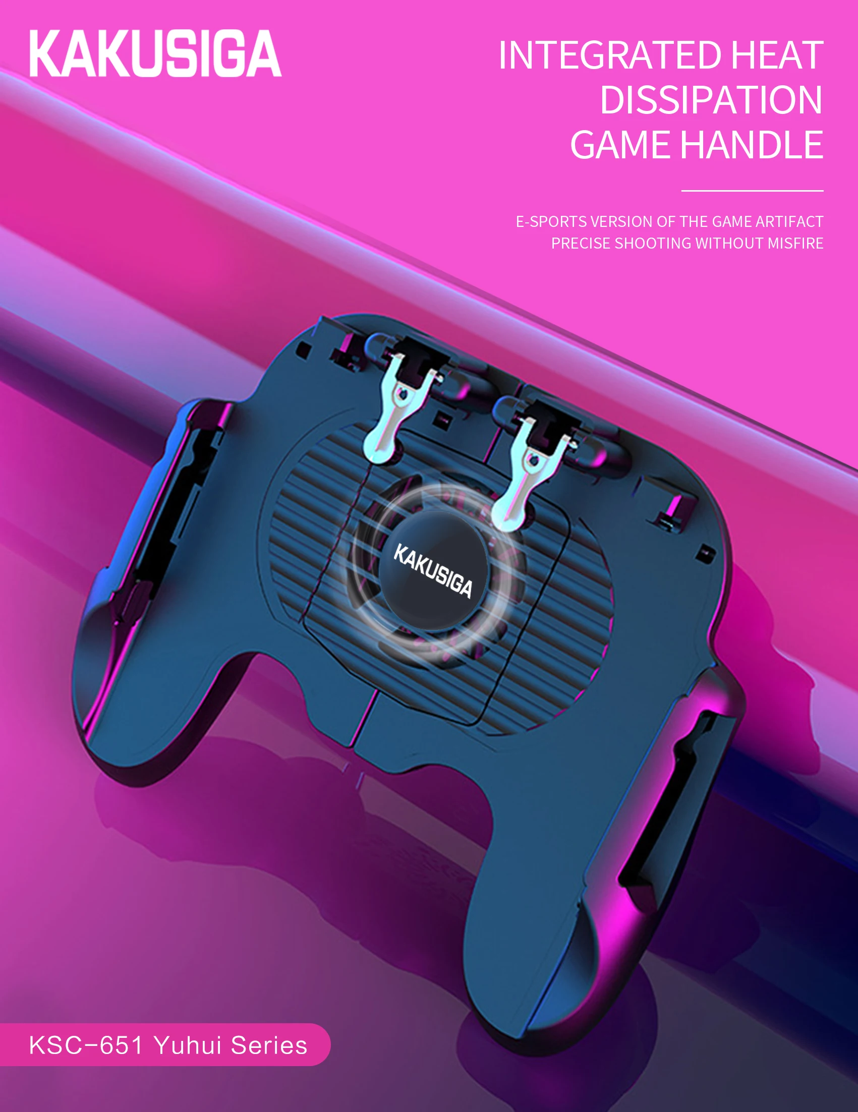 KAKU Gaming Mouse with Heat Dissipation - Cooling Gamepad