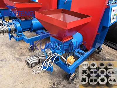 Cheap Cow Dung Horse Manure Briquette Making Machine