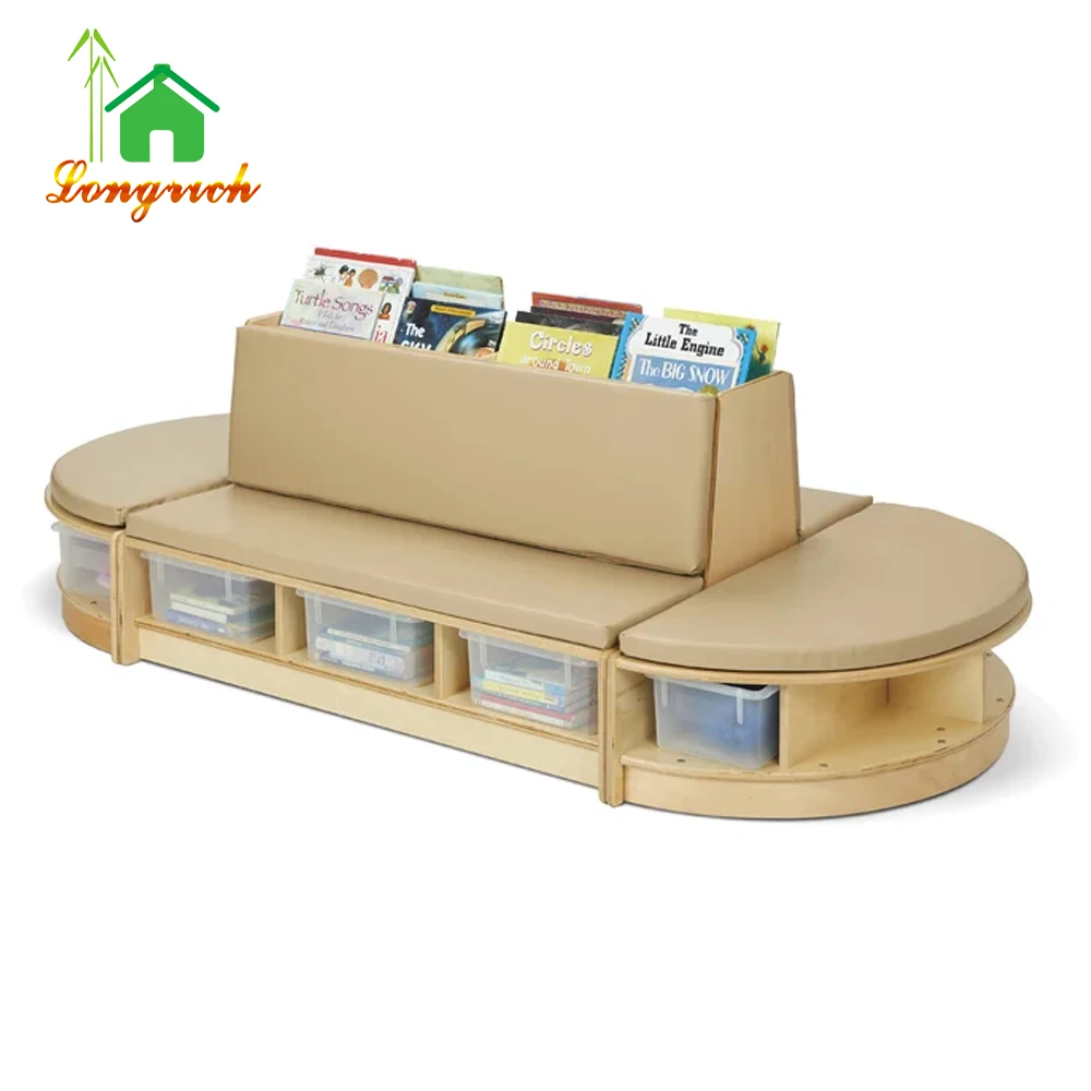 Hot Selling Children Sofa Preschool Furniture Multi Functional Library ...