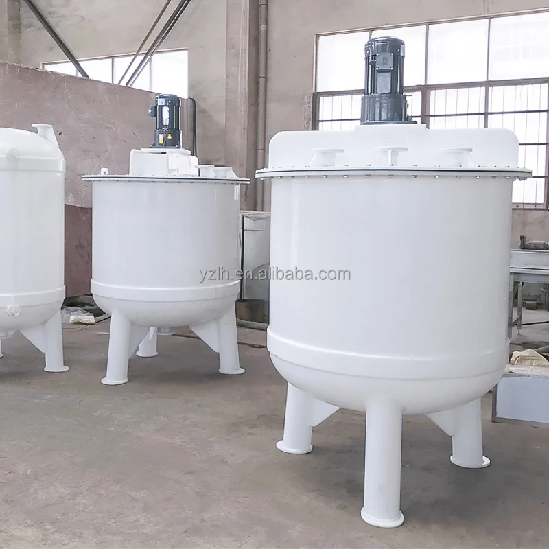 Durable PP /PVC/HDPE Reactor with Stirrer 65RPM Mixing tank with ...