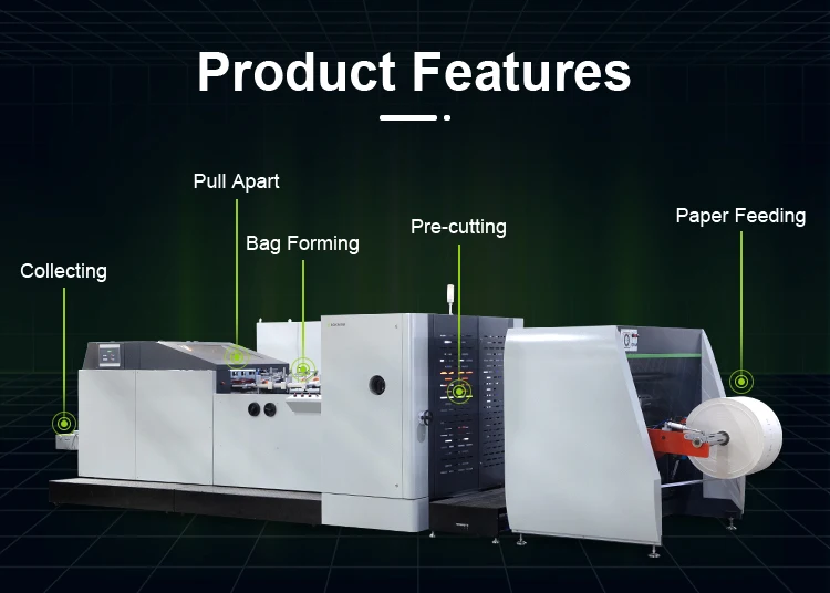 Rokin Brand Low Price Automatic Paper Bag Machines Khaki Paper Bag ...