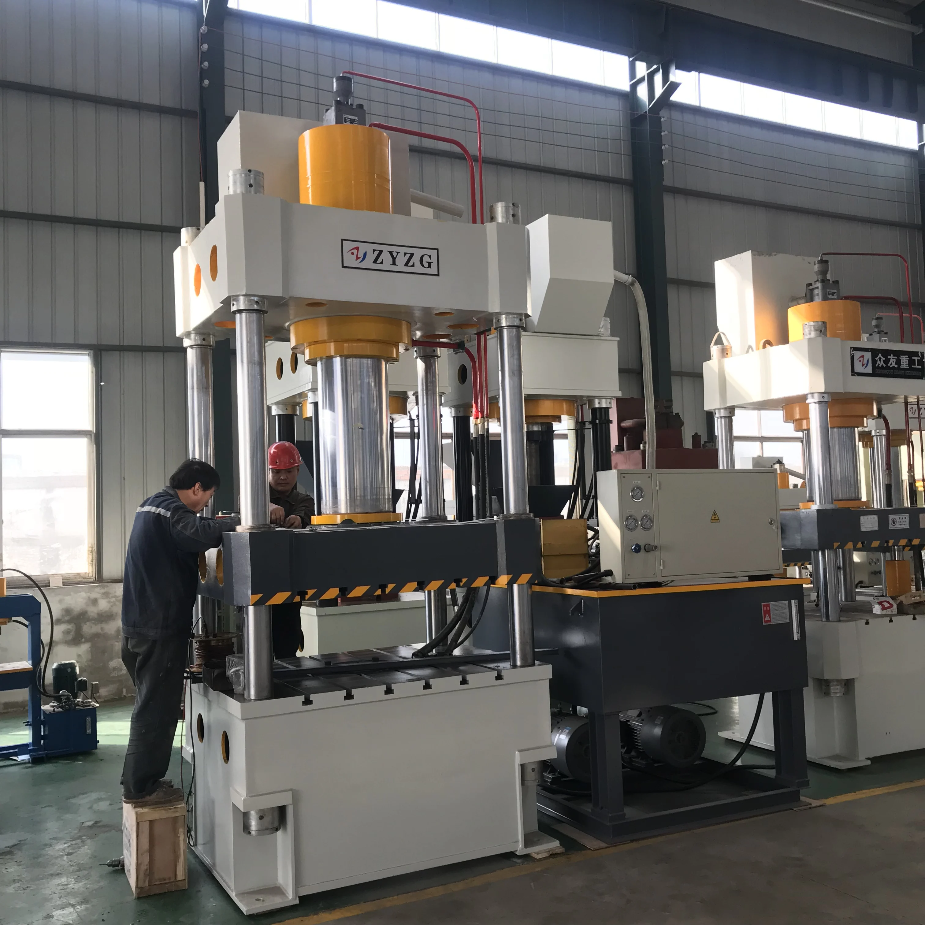 Galvanise Sheet Road Sign/traffic Sign Making Hydraulic Press Machine 120T