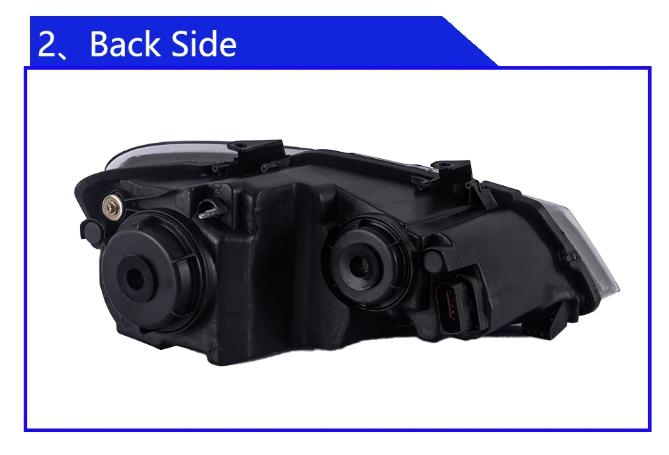 Car Front Lamps Assembly for VW Polo 2011- 2017 Headlight Upgrade LED ...