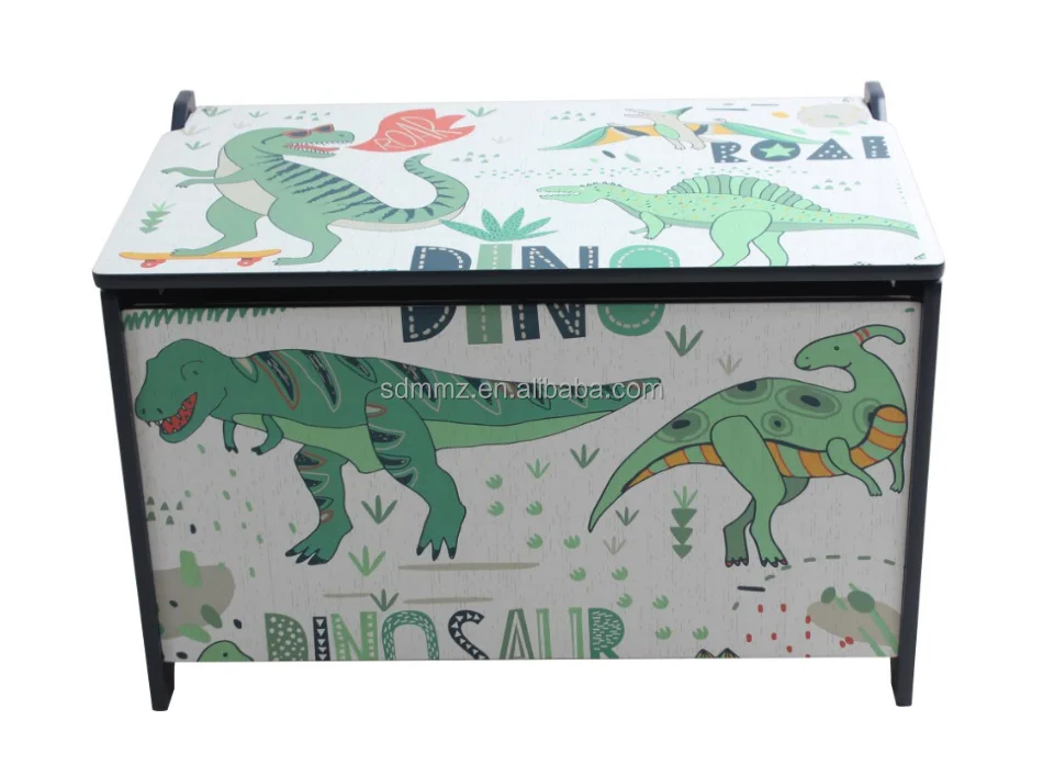 Toffy & Friends Wooden Kids Storage Box Toy Box Toy Bench Kids ...