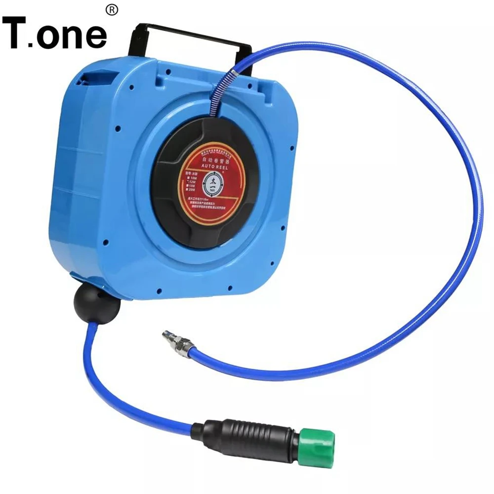 Portable Plastic Garden Water Hoses Reels Automatic Compressed ...