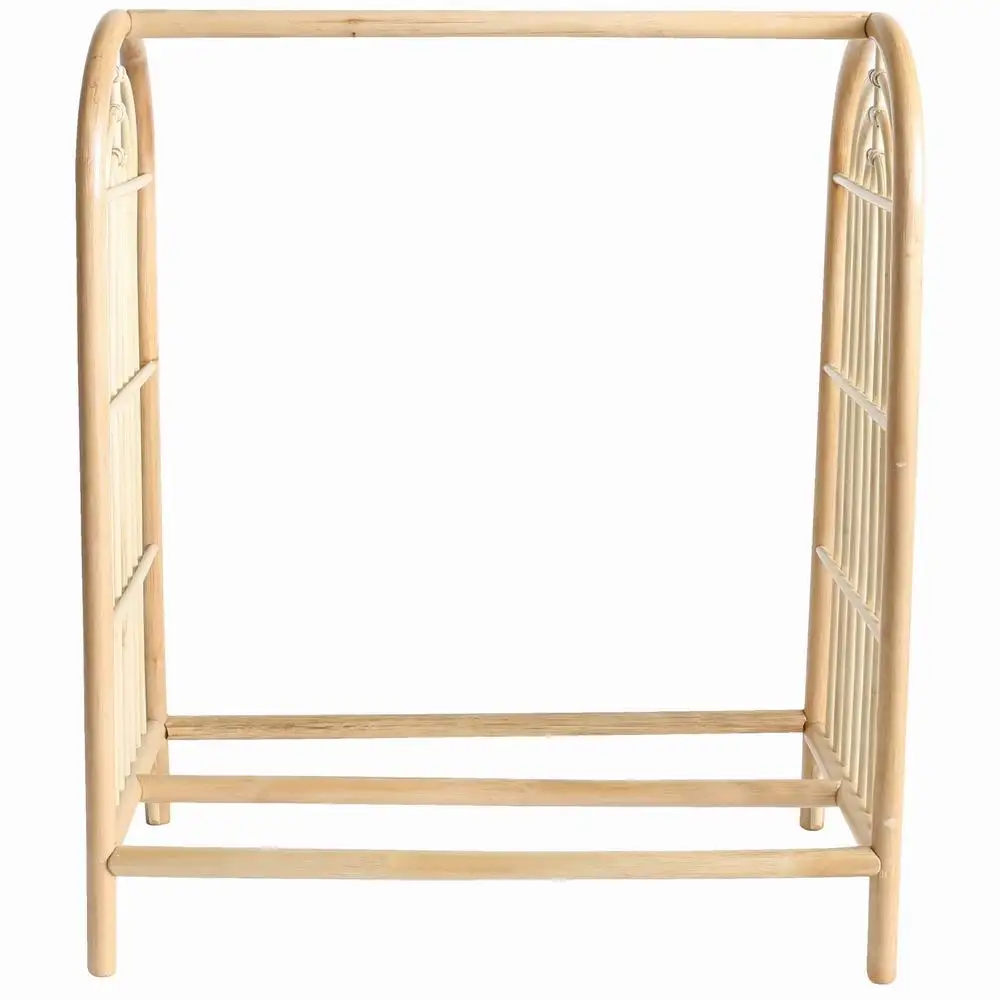 Kids Rattan Clothes Rack & Rail - Organize with Style