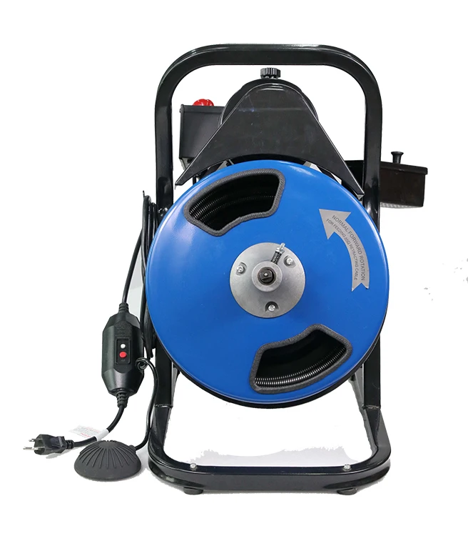 Plumbing Spring Snake Cleaning Machine Power Dredge Pipe and Sewer ...